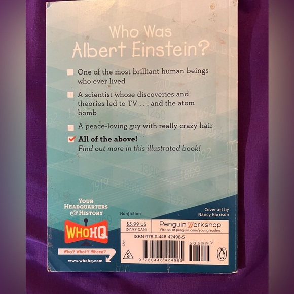 Penguin Workshop | Other | Childrens Book Who Was Albert Einstein ...